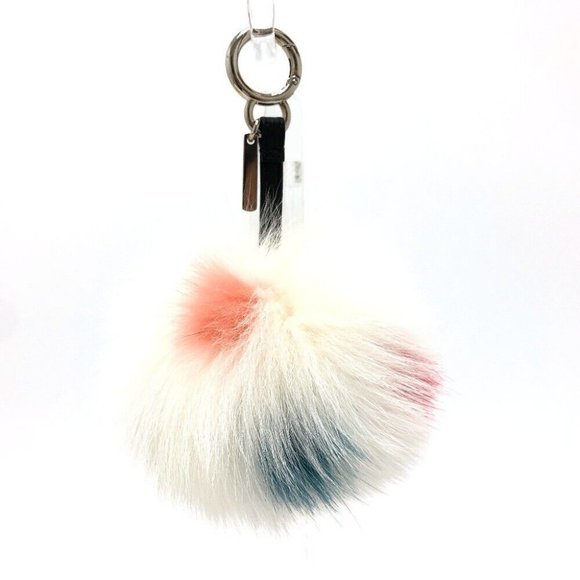 Fendi | Accessories | Fendi Bonbon Key Holder Bag Charm Fur ...